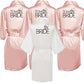 Chic Team Bride Satin Robes For Bridal Party – BigBeryl