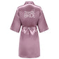 Chic Team Bride Satin Robes For Bridal Party – BigBeryl