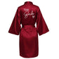 Satin Team Bride Robes For Wedding Shower – BigBeryl