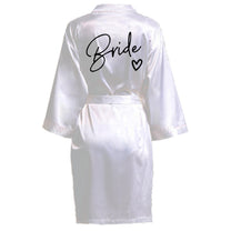Satin Team Bride Robes For Wedding Shower – BigBeryl