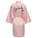 Satin Team Bride Robes For Wedding Shower – BigBeryl