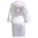 Satin Team Bride Robes For Wedding Shower – BigBeryl