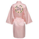Satin Team Bride Robes For Wedding Shower – BigBeryl