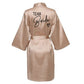 Satin Team Bride Robes For Wedding Shower – BigBeryl