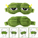 Sad Pepe The Frog Eye Mask | Funny Eye Masks For Sleeping - BigBeryl
