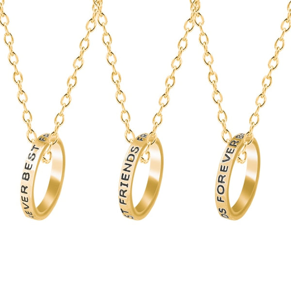 Best Friends Forever Necklaces For 3 - BigBeryl