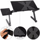 Adjustable Ergonomic Laptop Desk Stand With Mouse Pad - BigBeryl