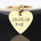 Custom Engraved Heart Keychain - BigBeryl