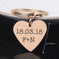 Custom Engraved Heart Keychain - BigBeryl