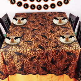 Scary Halloween Decorations Haunted Tablecloth - BigBeryl